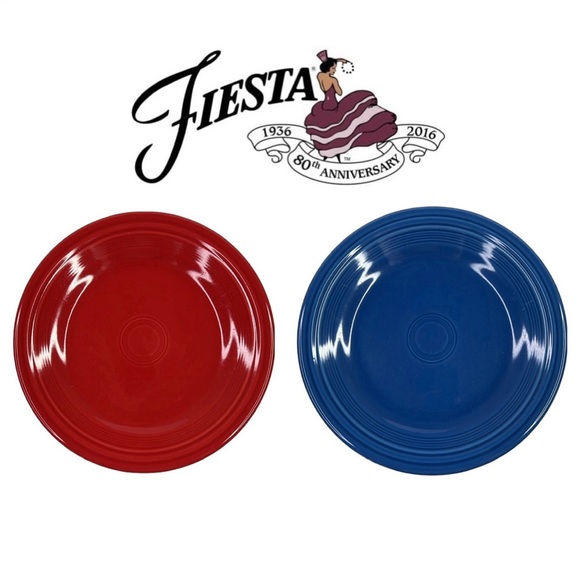 Fiesta | Dining | 2 Vintage Fiesta Ware Homer Laughlin Dinner Plates ...